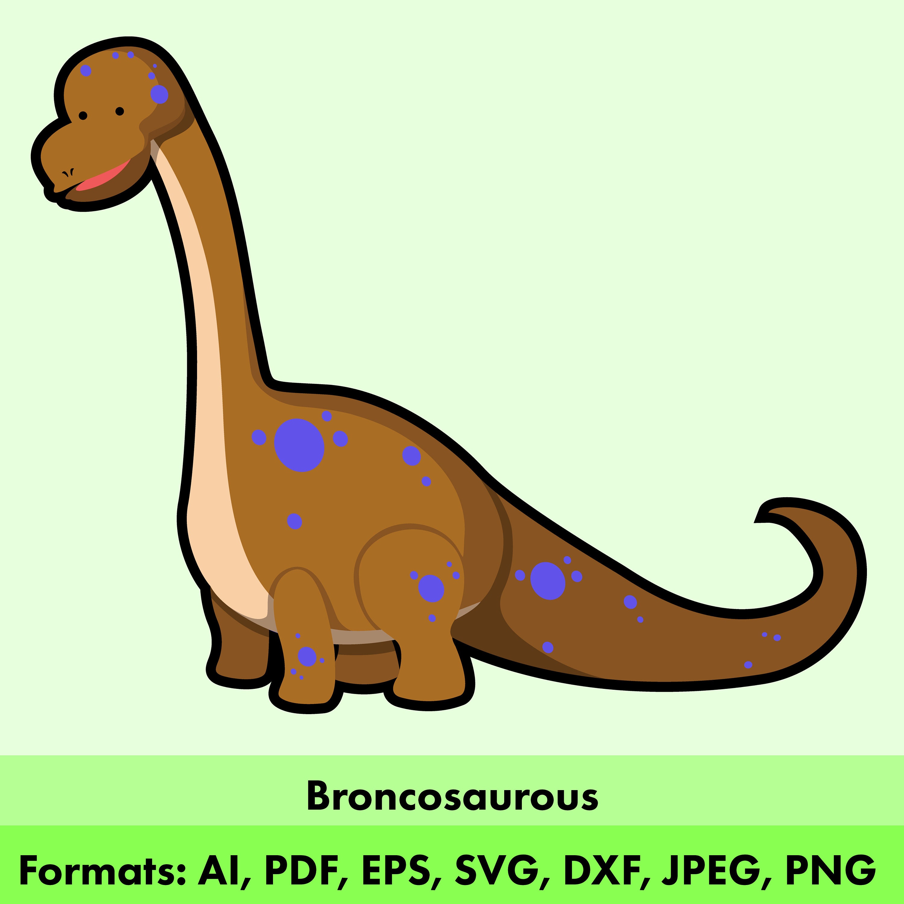 Brontosaurus SVG, Svg Files, Teacher Svg, Svg Files for Cricut, Svg ...