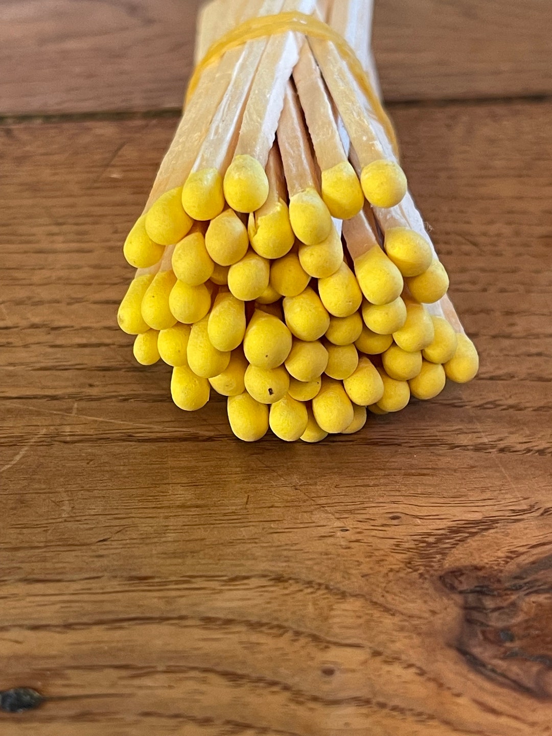 Cerillas de madera a granel largas 4, amarillas 500 cerillas para velas ...