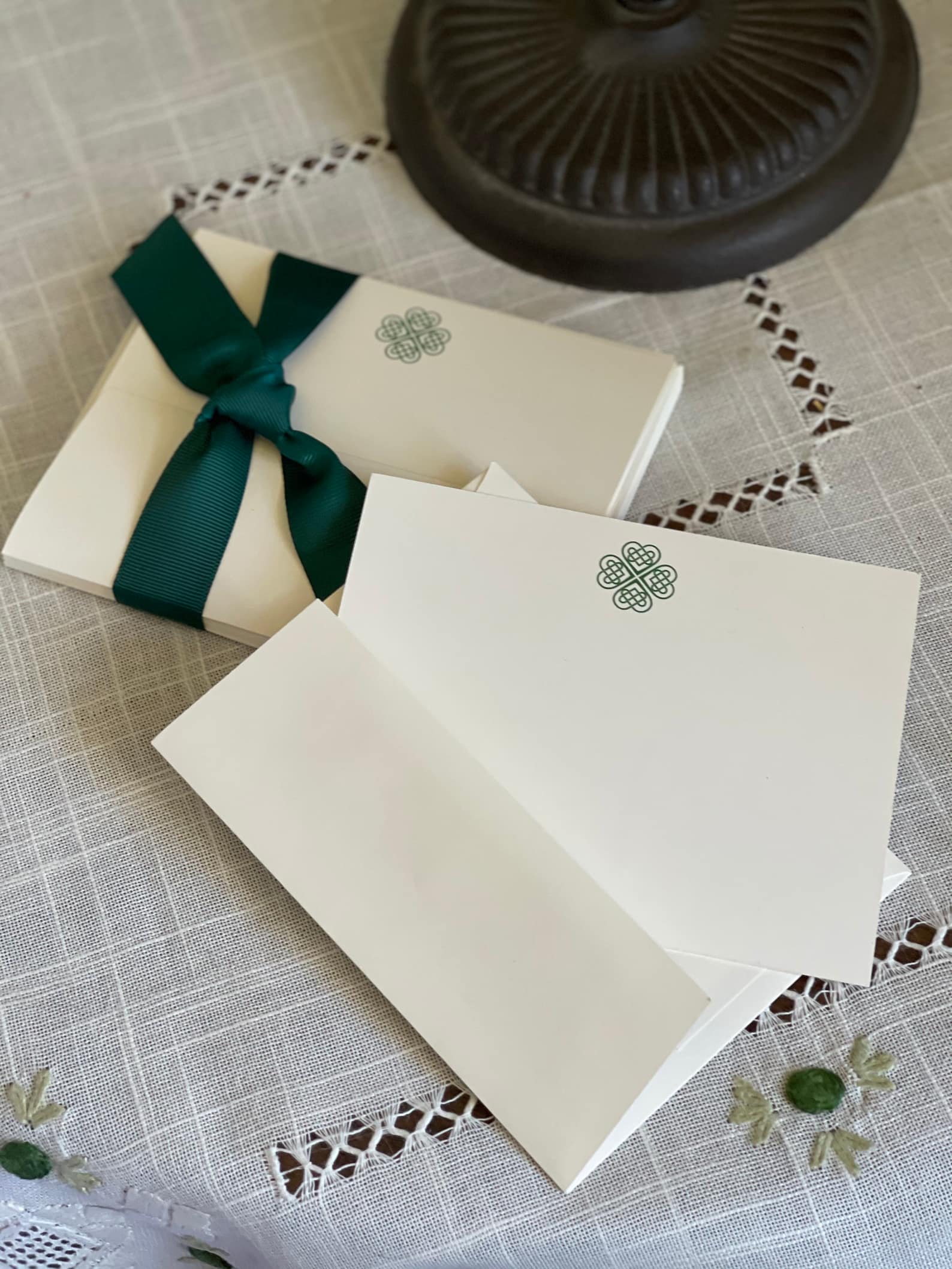 Celtic Knot Stationery - Irish Note Cards and Envelopes (10) - Etsy