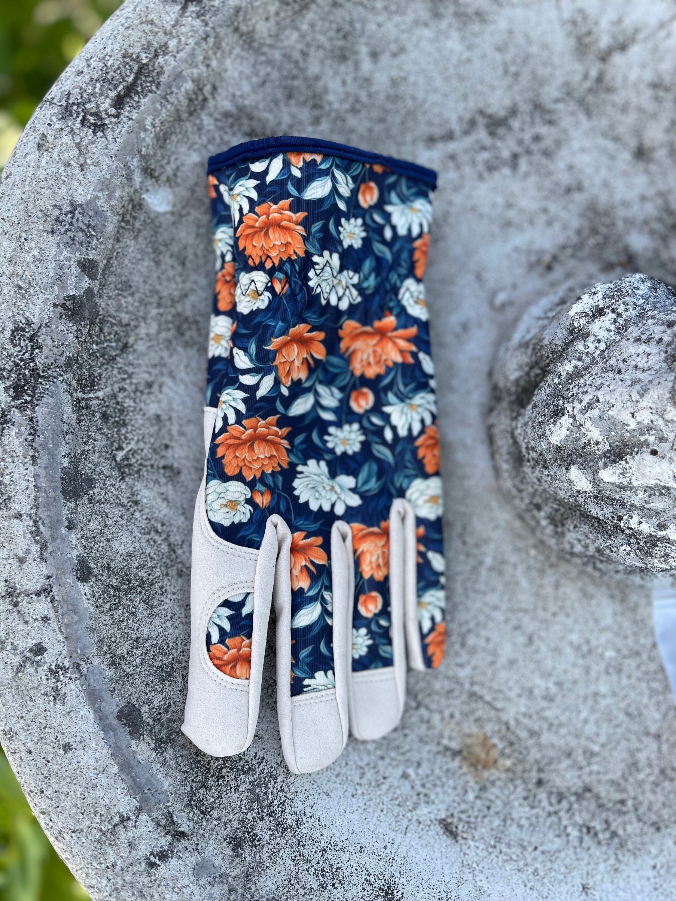Women's Floral Gardening and Project Gloves "the Olivia" - Etsy
