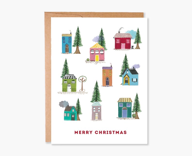 Christmas Cards Pack, Christmas Card Set, Holiday Card Set, Merry ...
