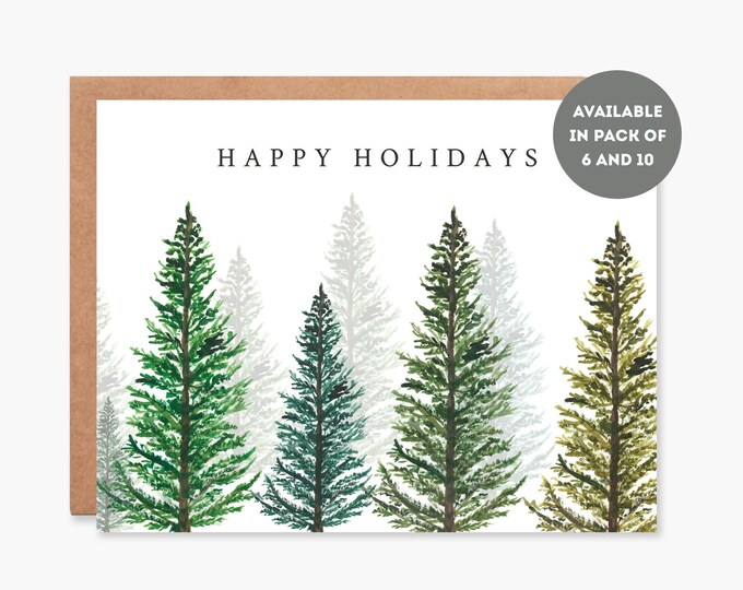Christmas Cards Pack, Christmas Card Set, Holiday Card Set, Merry ...