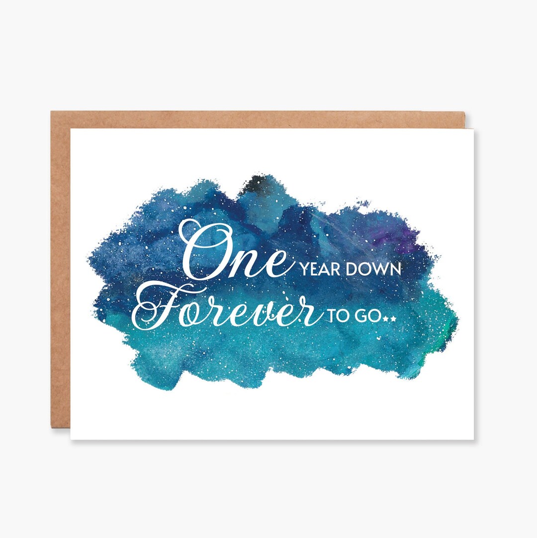 First Anniversary Card For Husband One Year Anniversary Card 1st First Anniversary Card For Husband One Year Anniversary Card 1st