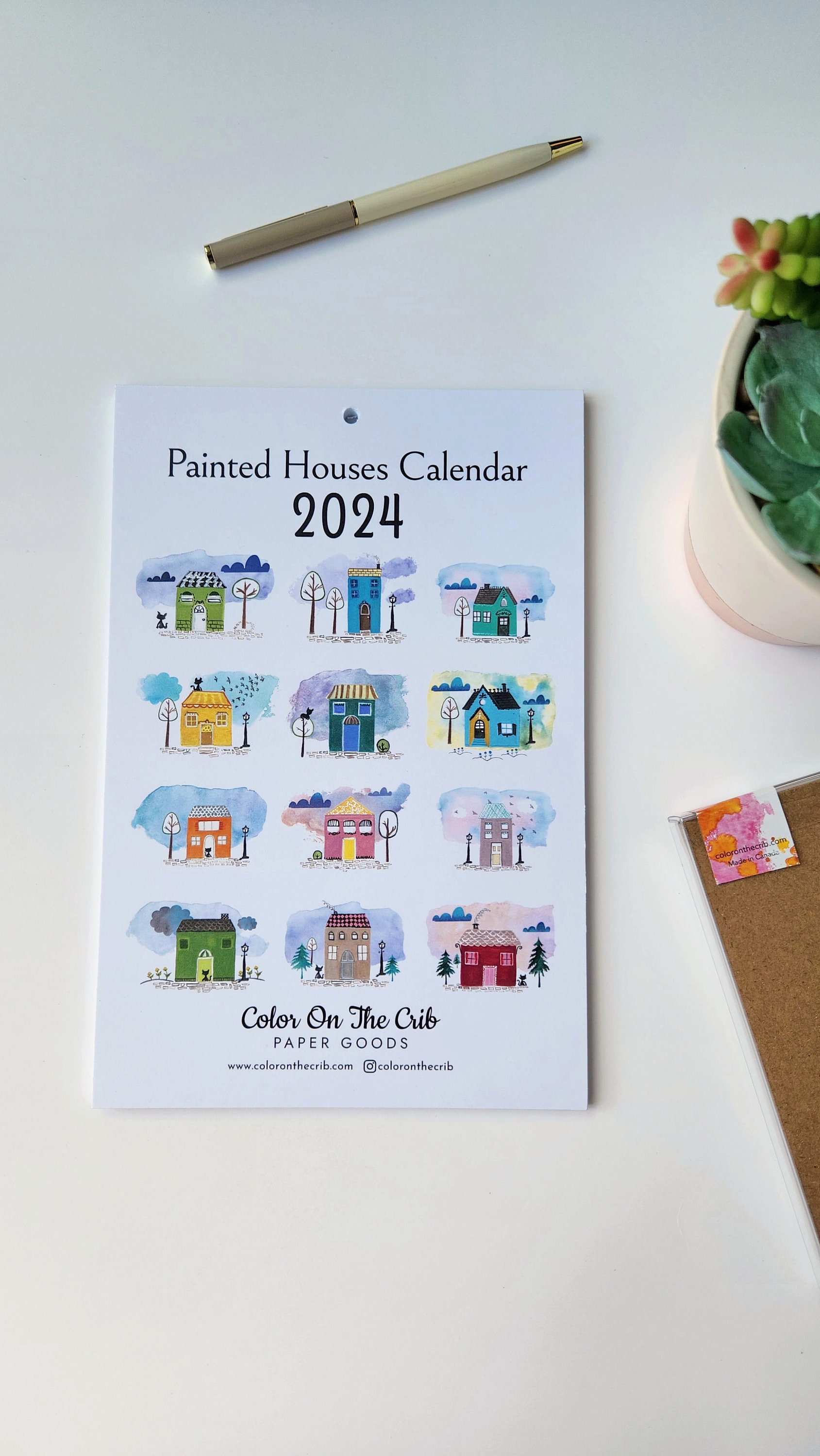 2024 Wall Calendar Preorder 2024 Wall Calendar Desk Calendar - Etsy Canada