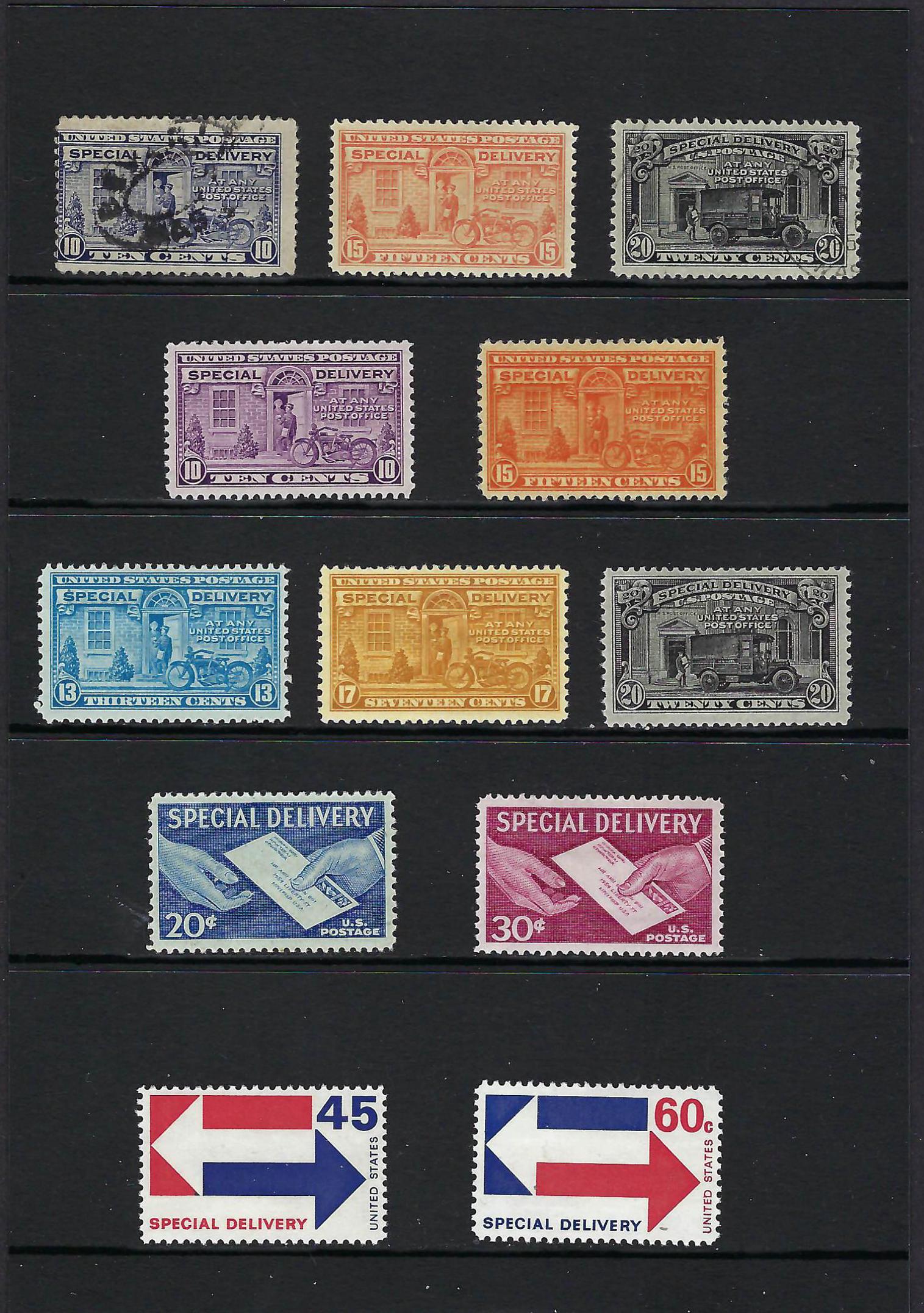 NNSTAMPS: MASSIVE U.S. Special Delivery Dealer Stock Stamp Collection ...