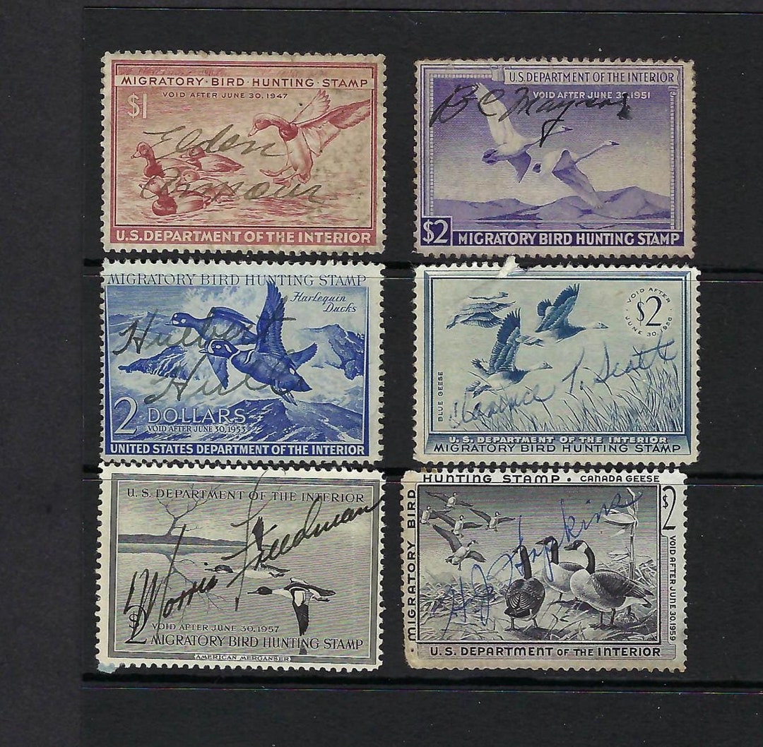 NNSTAMPS: U.S. Duck Stamp Collection -- Assorted 1940s-1950s Issues ...