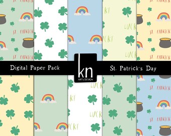 St Patrick Background - Etsy