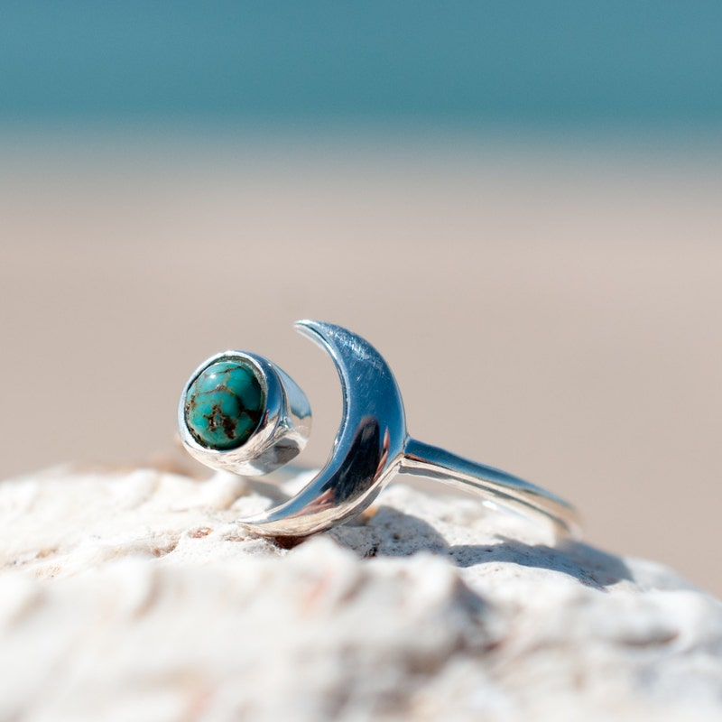 Turquoise Moon - Etsy