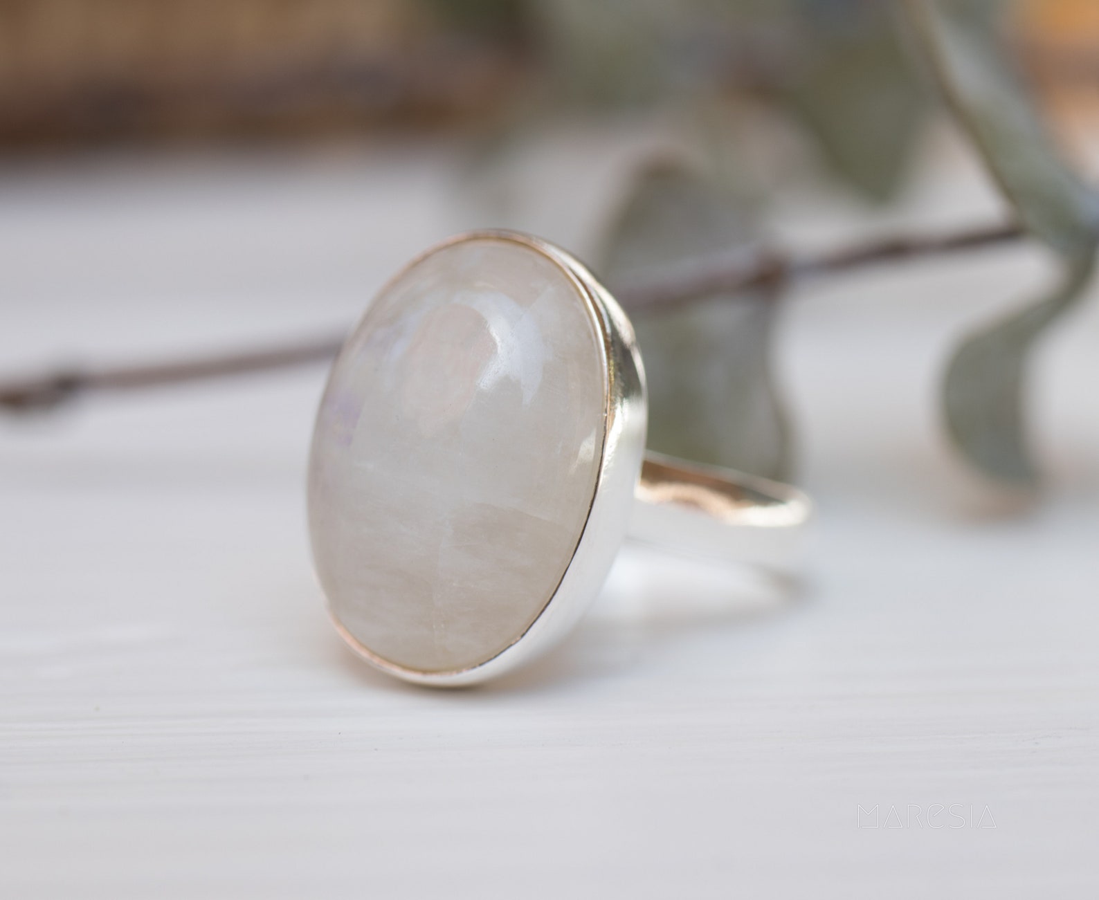 Moonstone Sterling Silver 925 Handmade Gemstone - Etsy
