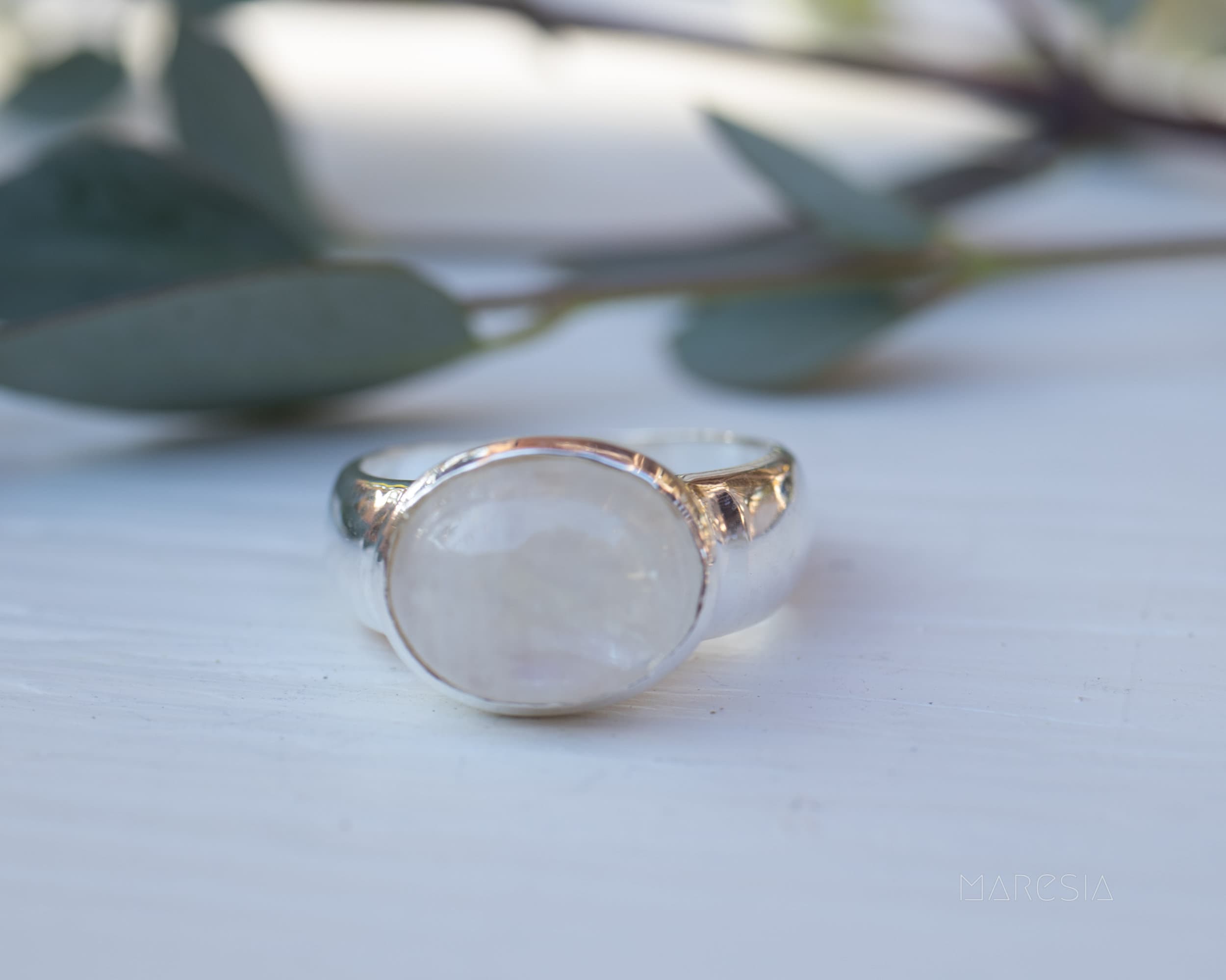 Moonstone Sterling Silver 925 Handmade Gemstone | Etsy