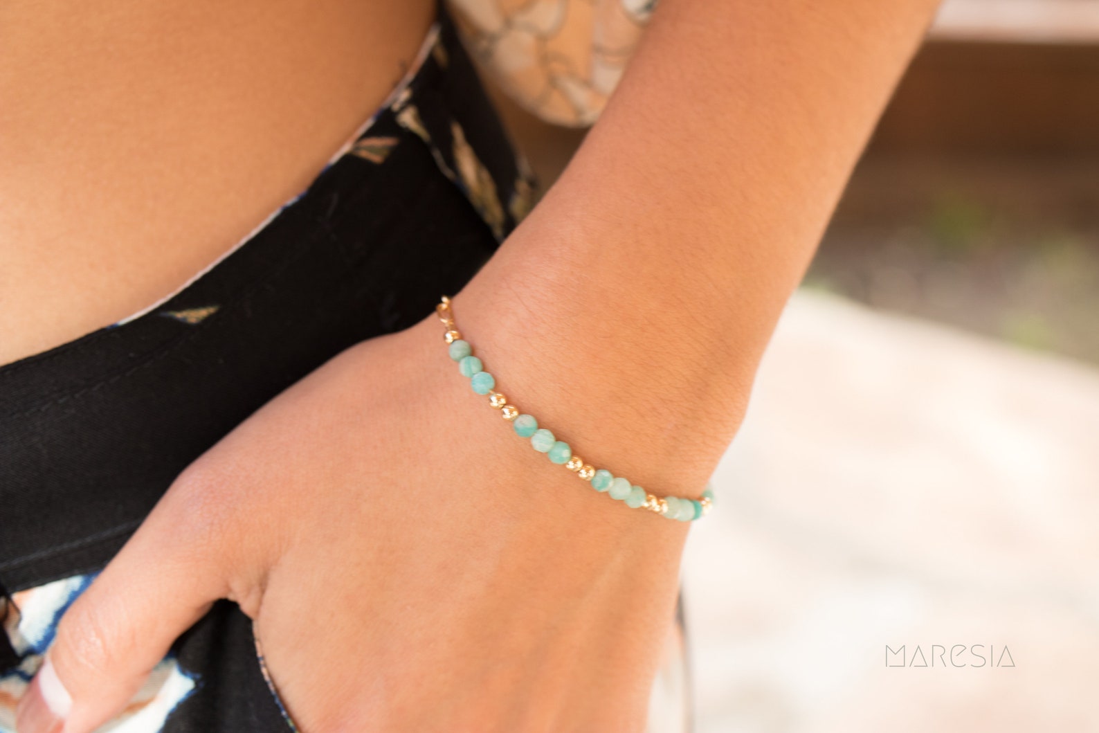 Amazonite Bracelet ~ Gold Filled or Sterling Silver 925 ~ Handmade ...