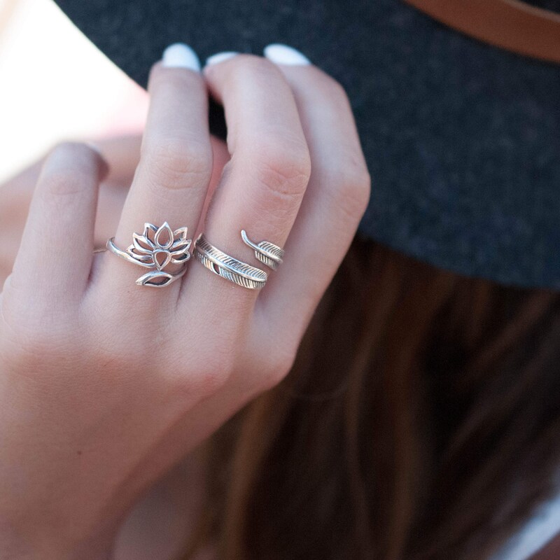 Lotus Ring - Etsy