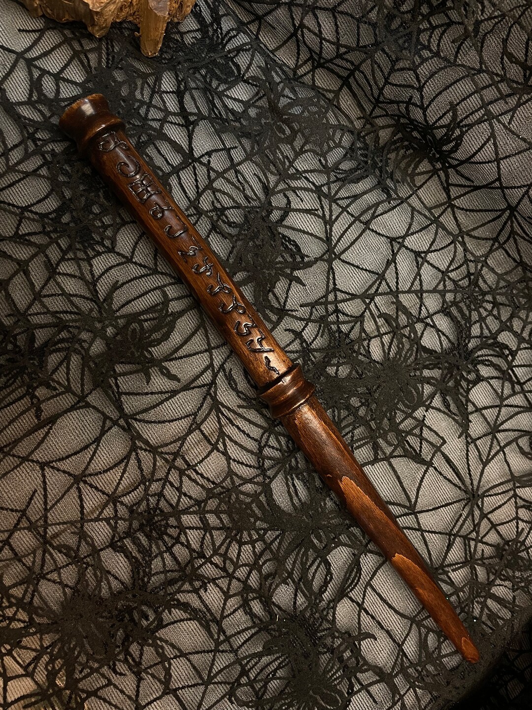 Hazel Key of Solomon Wooden Wand - Etsy