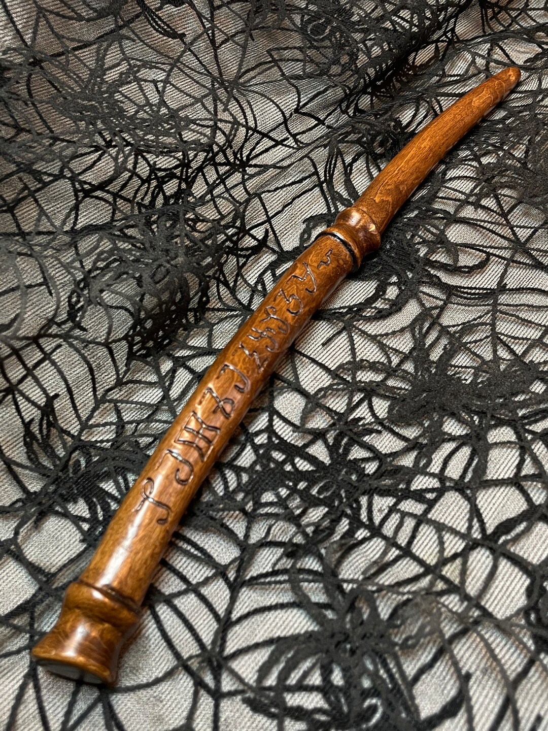 Maple Key of Solomon Wand. - Etsy