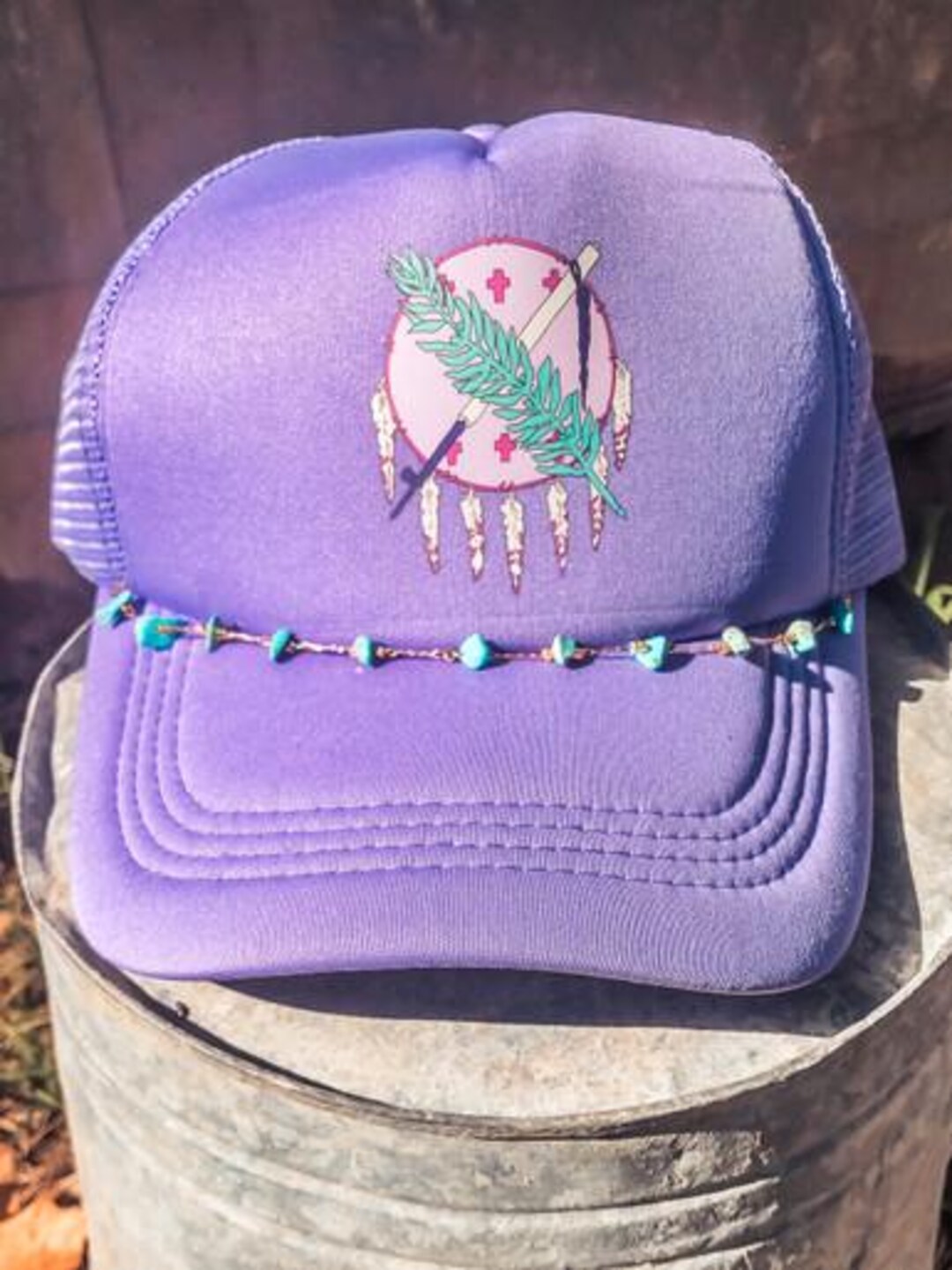 Okie State of Mind Trucker Cap Cap, Hat, Cowboy Hat, Rodeo Hat, Trucker ...