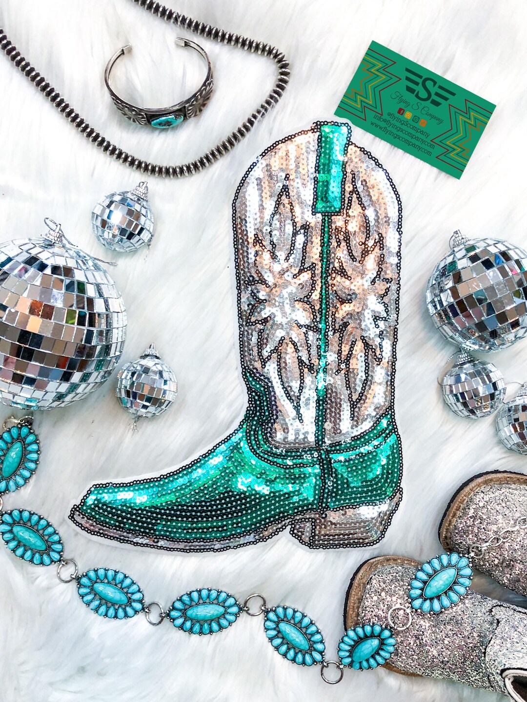 Sequin Cowboy Boot Patch | Chenille, Cowboy, Cowgirl, Sweater, Cowboy, Sweatshirt, Crewneck ...