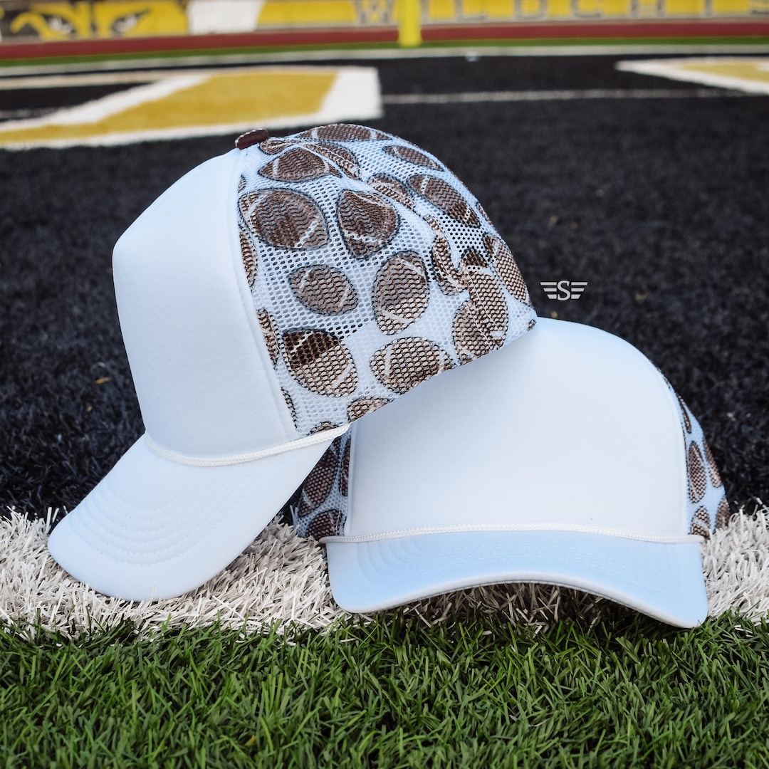 Football Magna Pony Printed Mesh Back Cap | Hat, Trucker Hat, Headwear ...