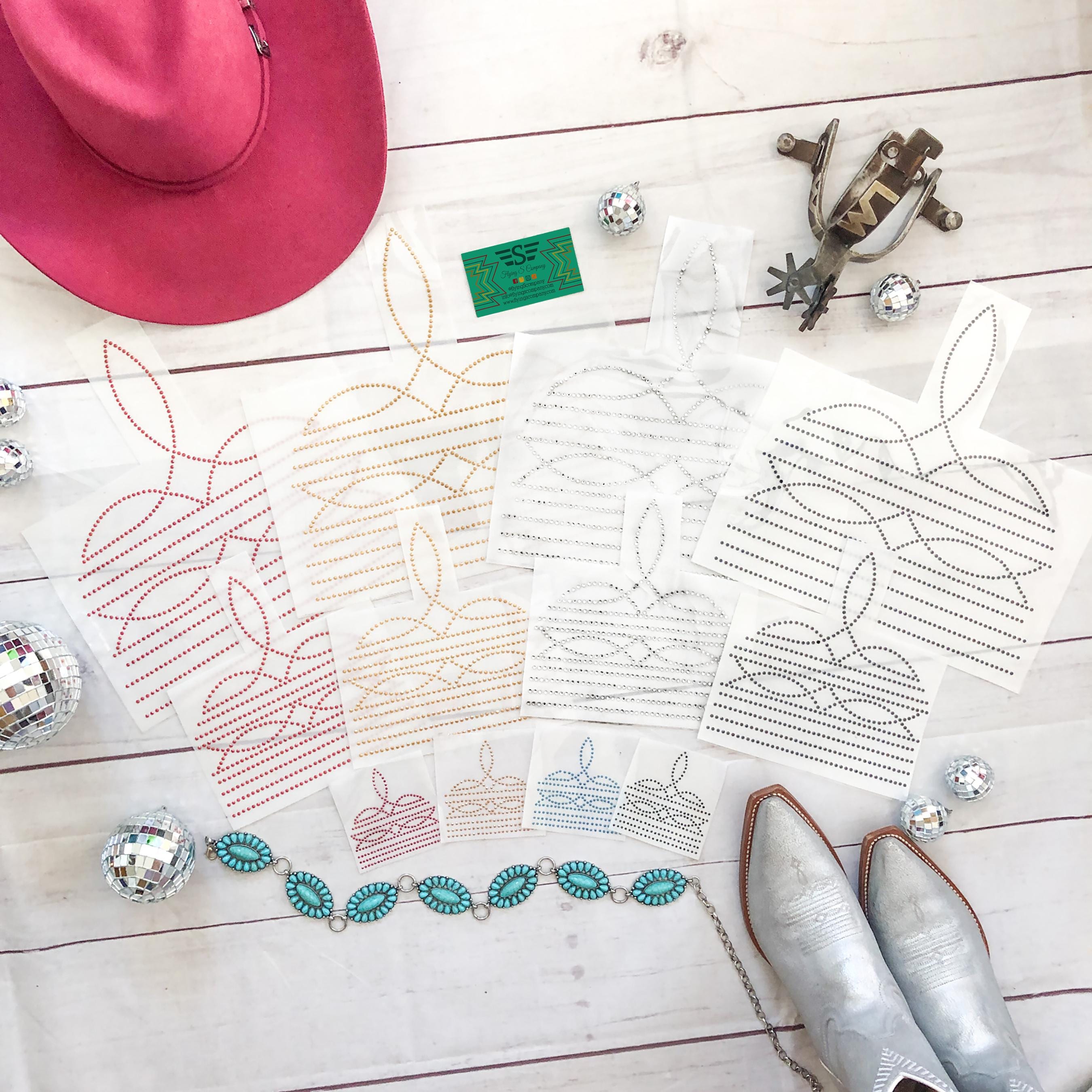 Rhinestone Boot Stitch Transfer | Ranch, Rodeo, Cowboy, Cowgirl ...