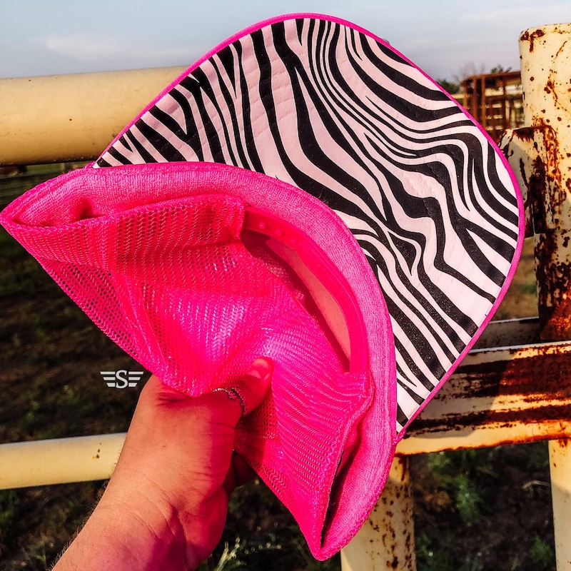 Brown Black Zebra Hat - Etsy