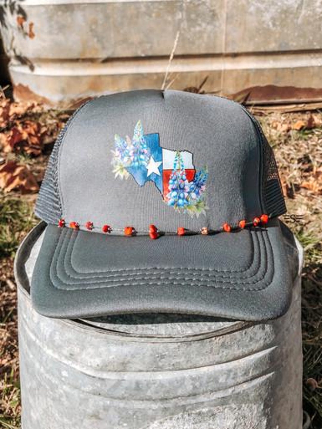 Texas Trucker Cap | Texas, Texas State, Turquoise, Coral, Chain ...