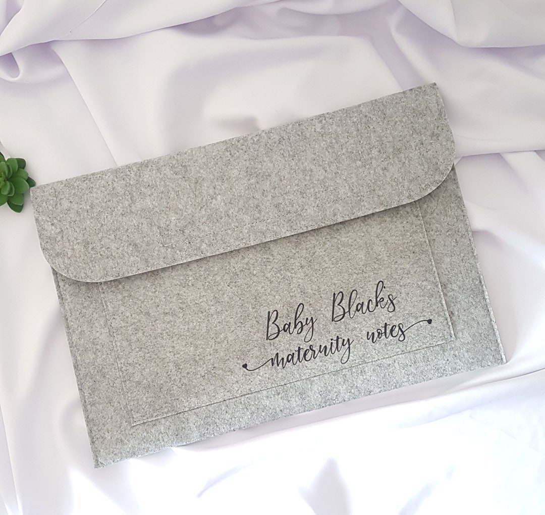 Maternity Notes Folder, Personalised Pregnancy Note Folder, Rainbow ...