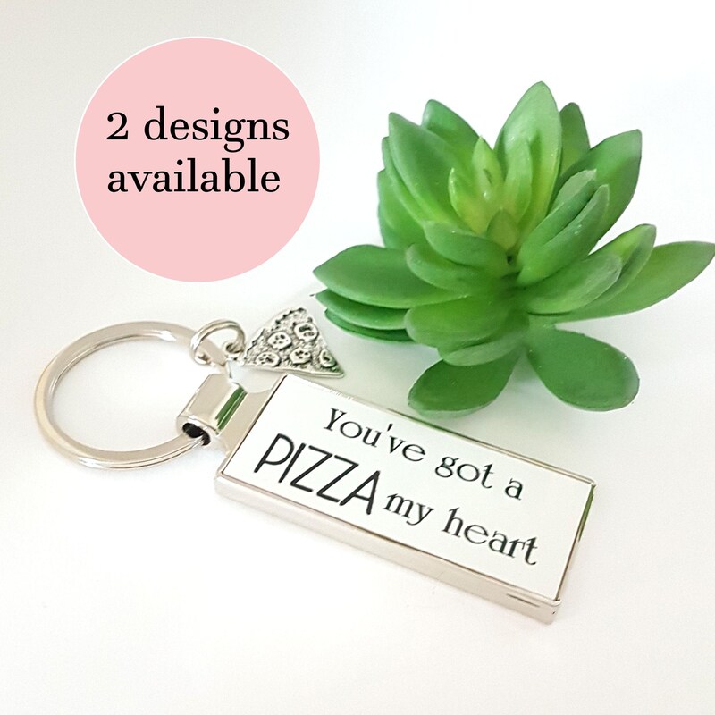 Pizza Keychain - Etsy