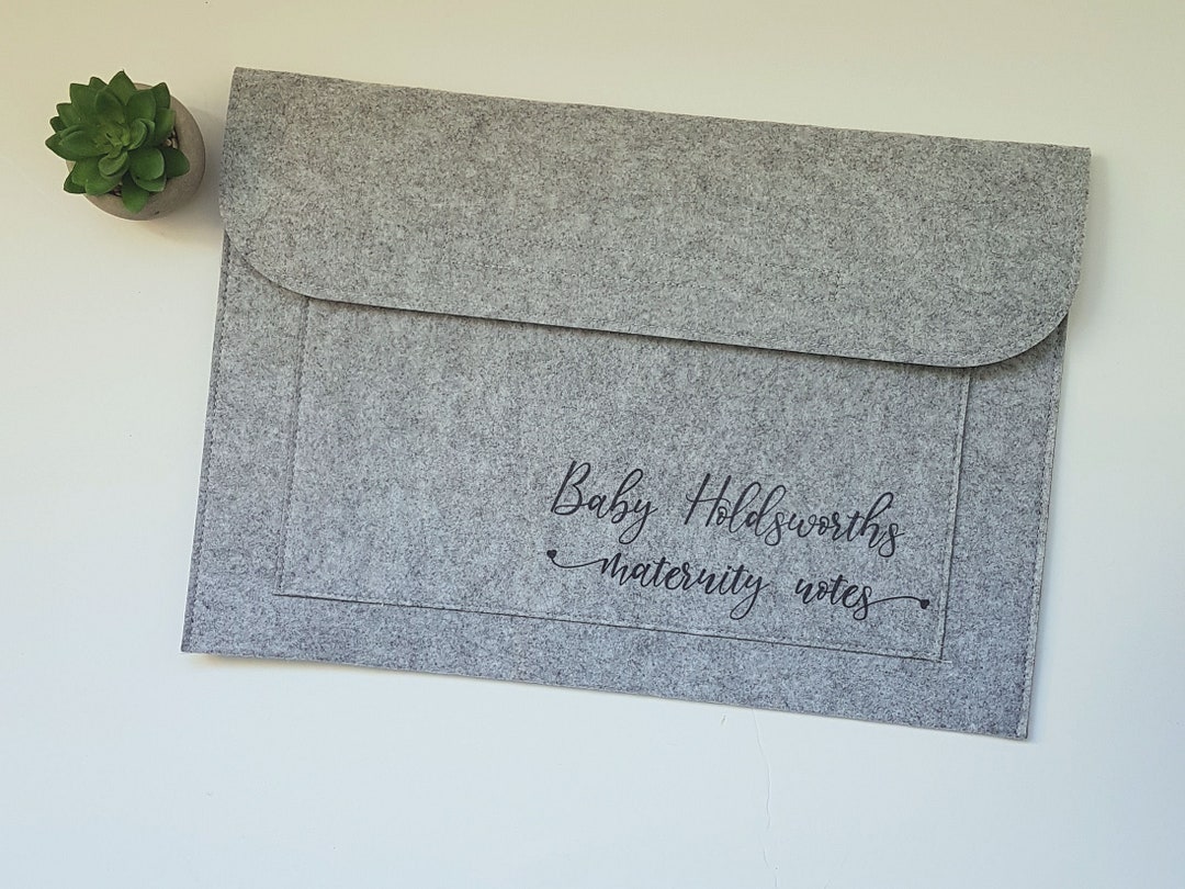 Maternity Notes Folder, Personalised Pregnancy Note Folder, Rainbow ...