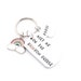 Meet Me on the Rainbow Bridge Keyring Hand Stamped Keyring - Etsy UK