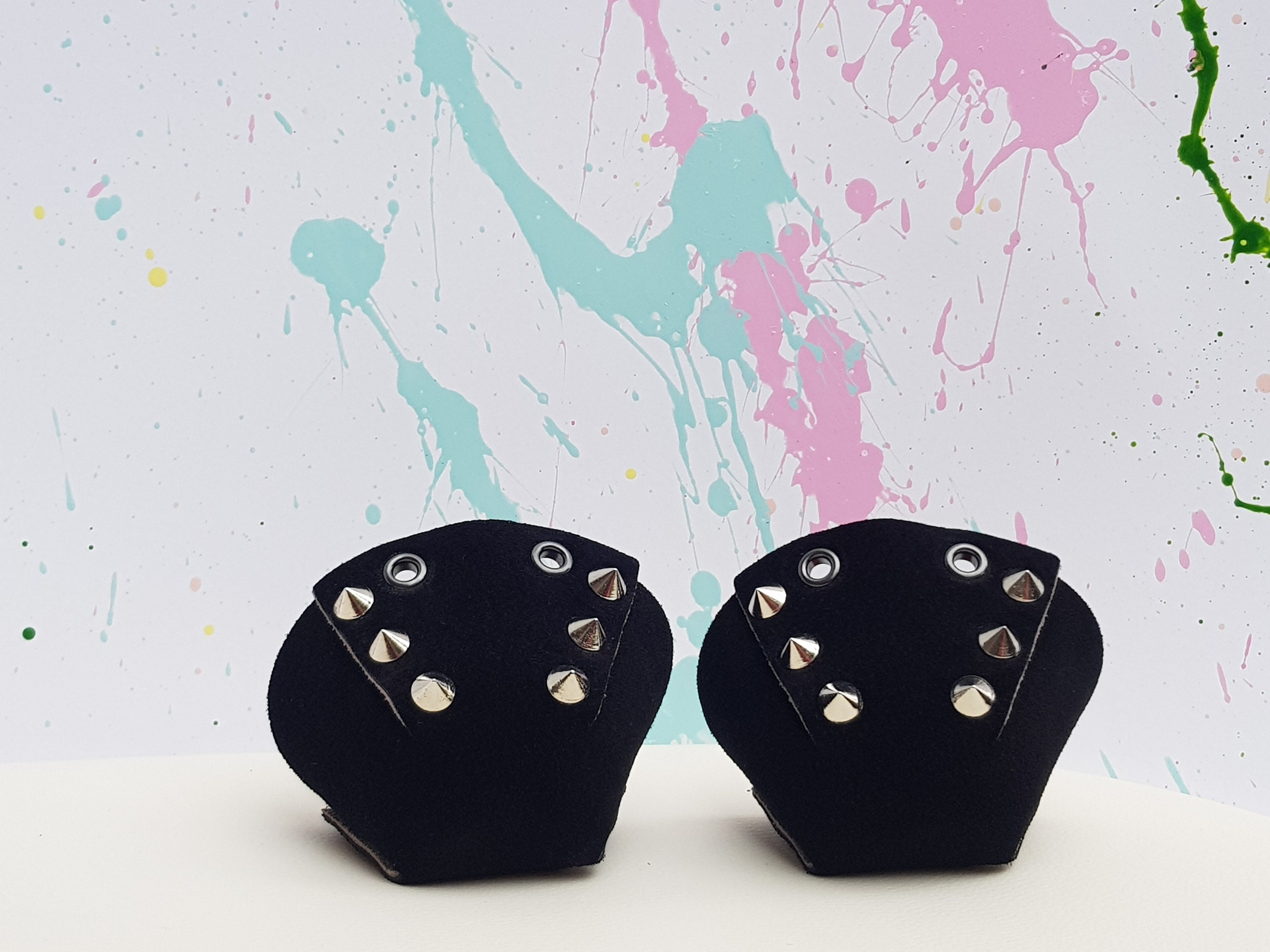 Roller Skate Leather Toe Spike Guards Leather Anklet Made in - Etsy