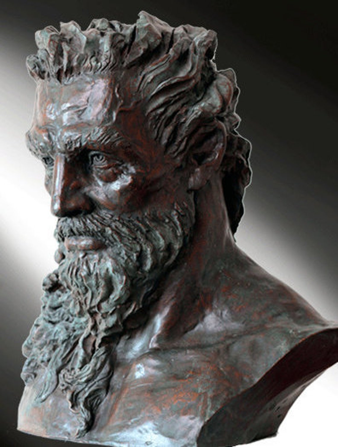 The Poseidon, Modern Realism In and Exterior Design Statue of Elegant ...