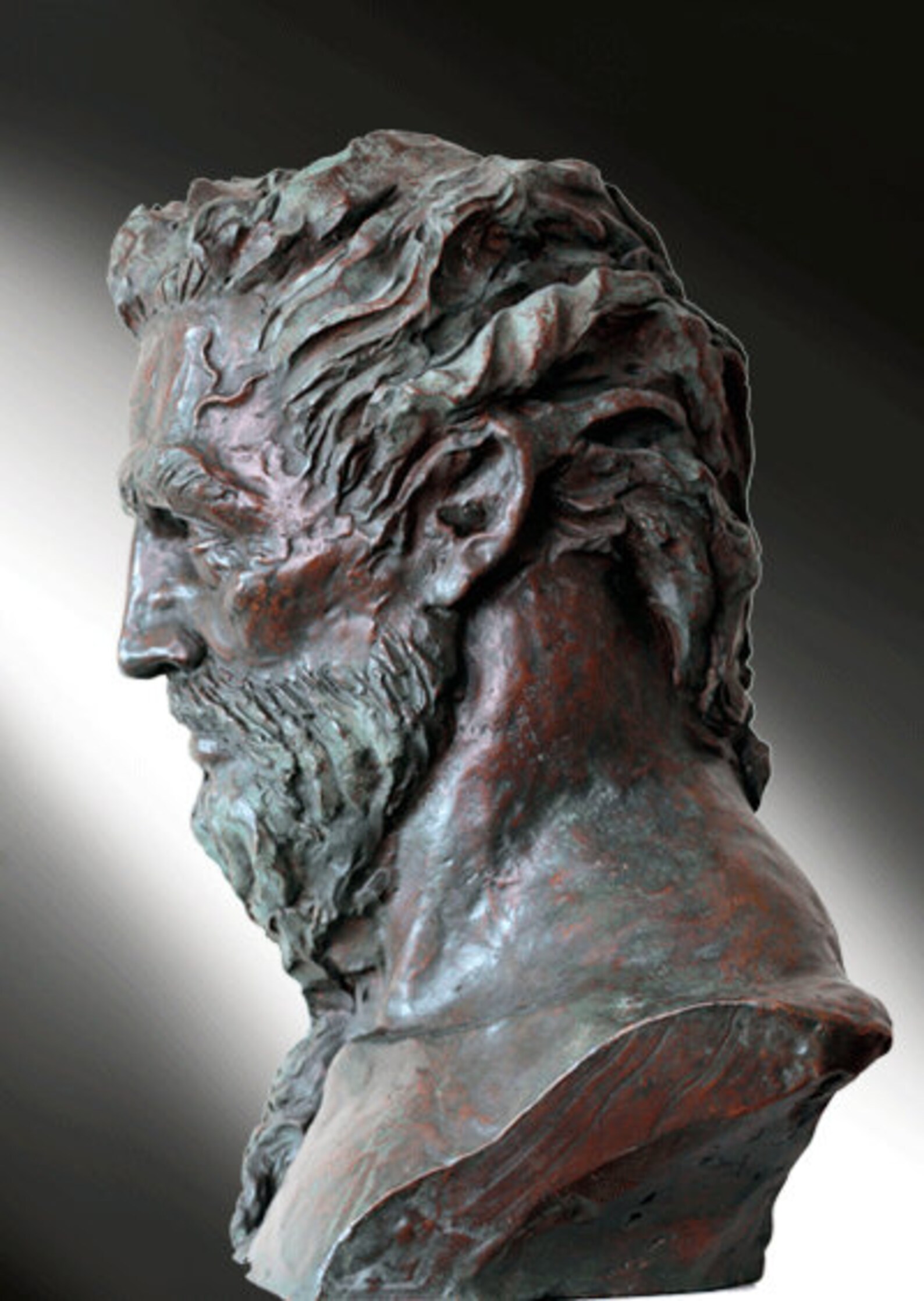 The Poseidon, Modern Realism In- and Exterior Design Statue of Elegant ...