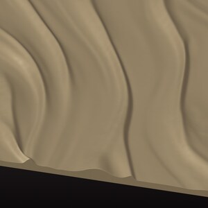 Wavy Silk Texture STL Panel – 3D Model for CNC and 3D Printing, Flowing ...