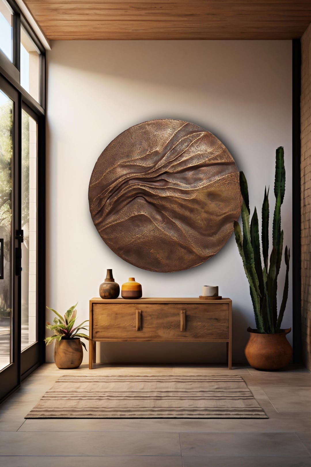 Elegant 3D Wall Wave Decor, Lightweight Wall Wavy Sculpture | Create ...