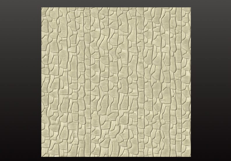 3D Model STL for CNC – Modern Organic Texture Panel for Wall Art ...