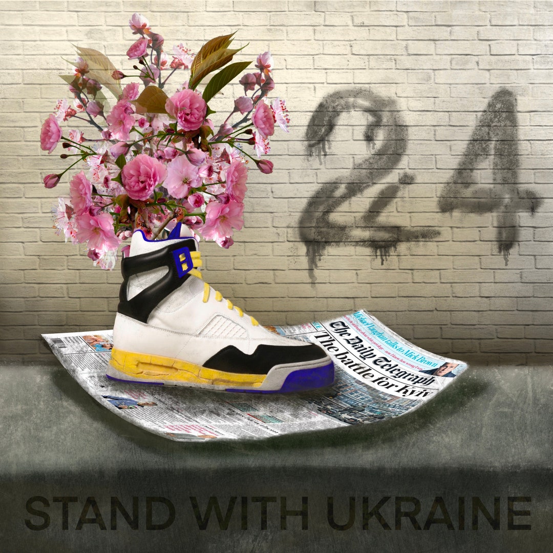 Digital Wall Art Ukrainian Spring. Stand With Ukraine / Painting Decor ...