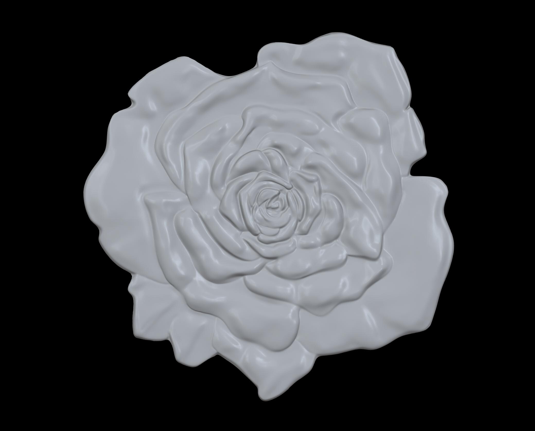 3D Wall Decor With Roses - STL Model for CNC, a Modern Accent Element ...