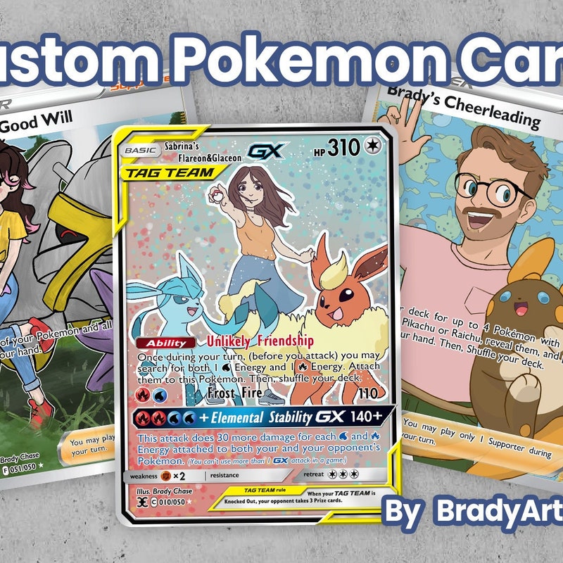 Funny Pokemoncards - Etsy