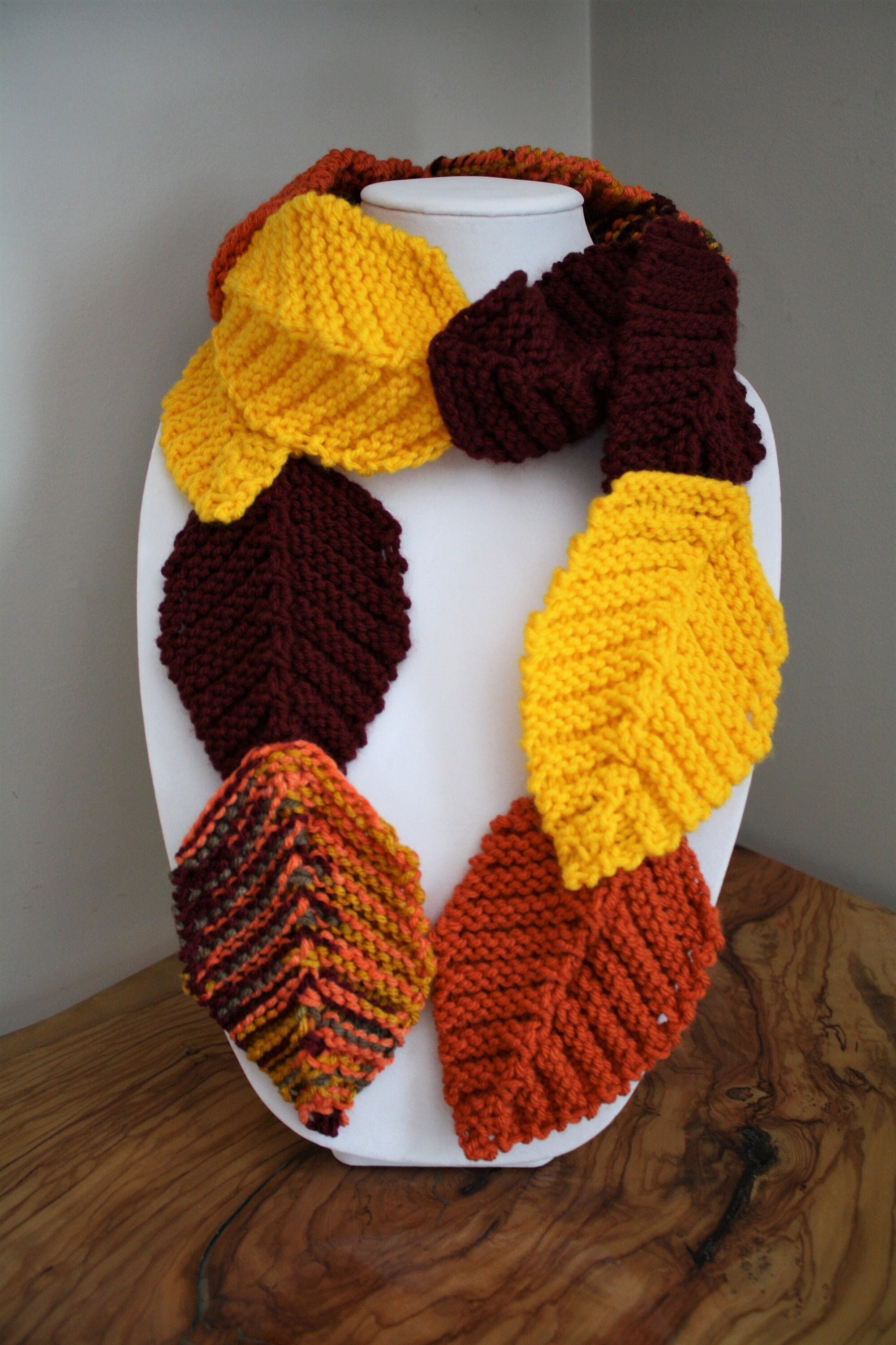 Autumn Leaves Scarf II - Etsy
