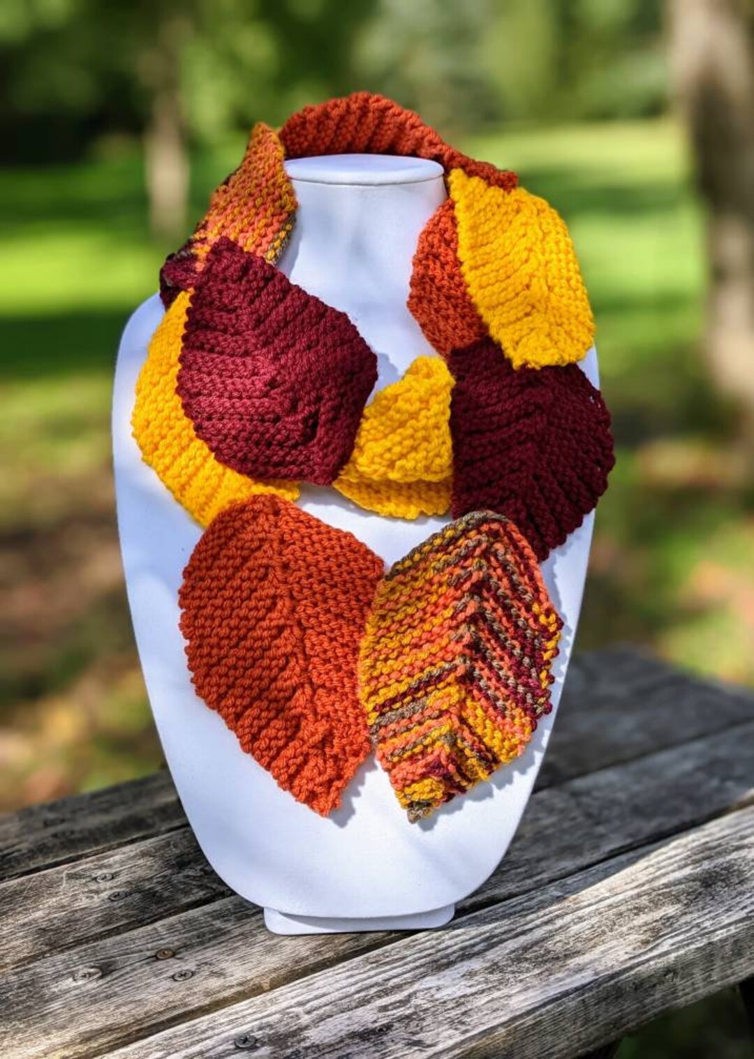 Autumn Leaves Scarf II - Etsy