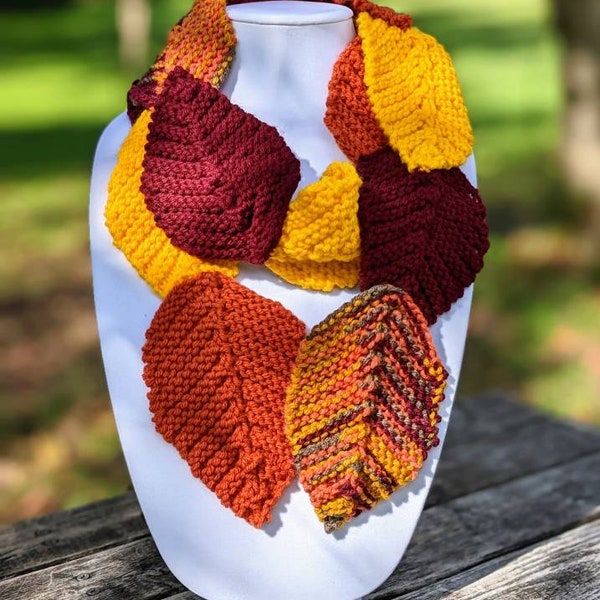 Autumn Leaves Scarf - Etsy