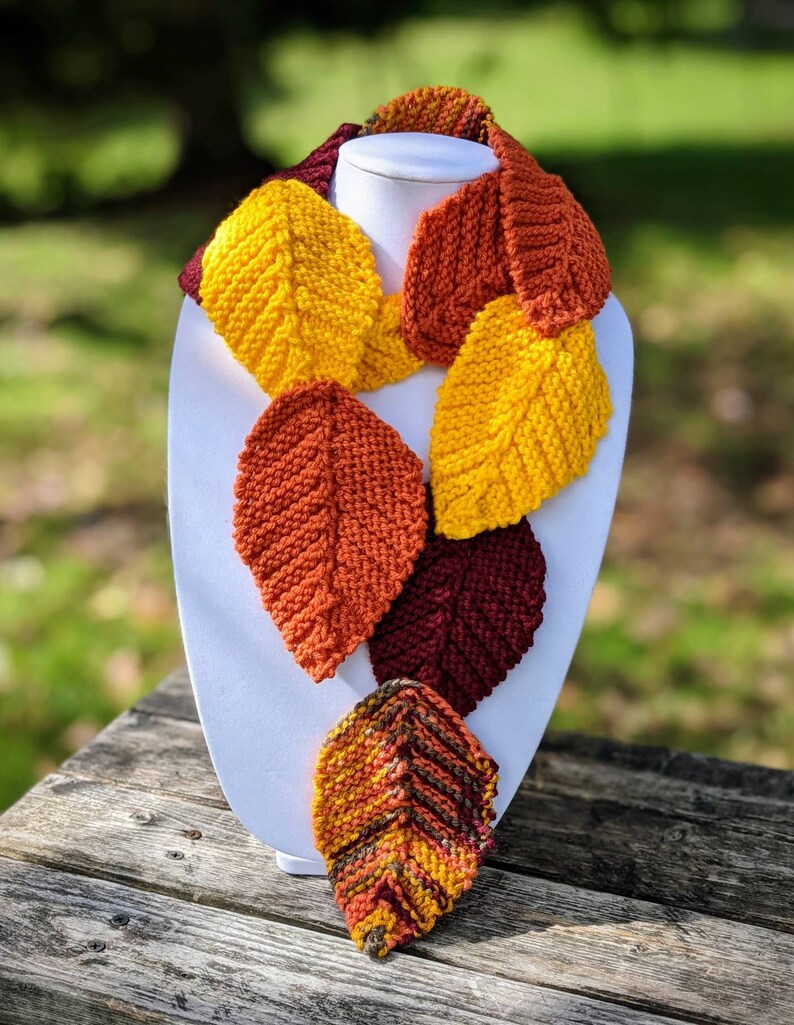 Autumn Leaves Scarf II - Etsy