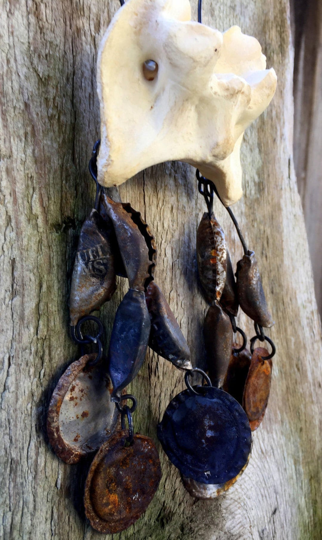 Post Apocalyptic "cowrie" and Bone Vertebrae Necklace 2 - Etsy