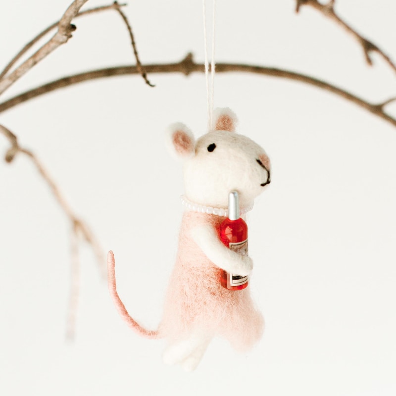 Wine Ornament Mouse - Etsy