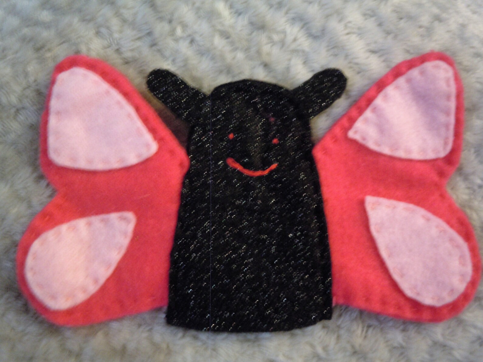 Flannel Baby Blanket and Butterfly Finger Puppet Set - Etsy