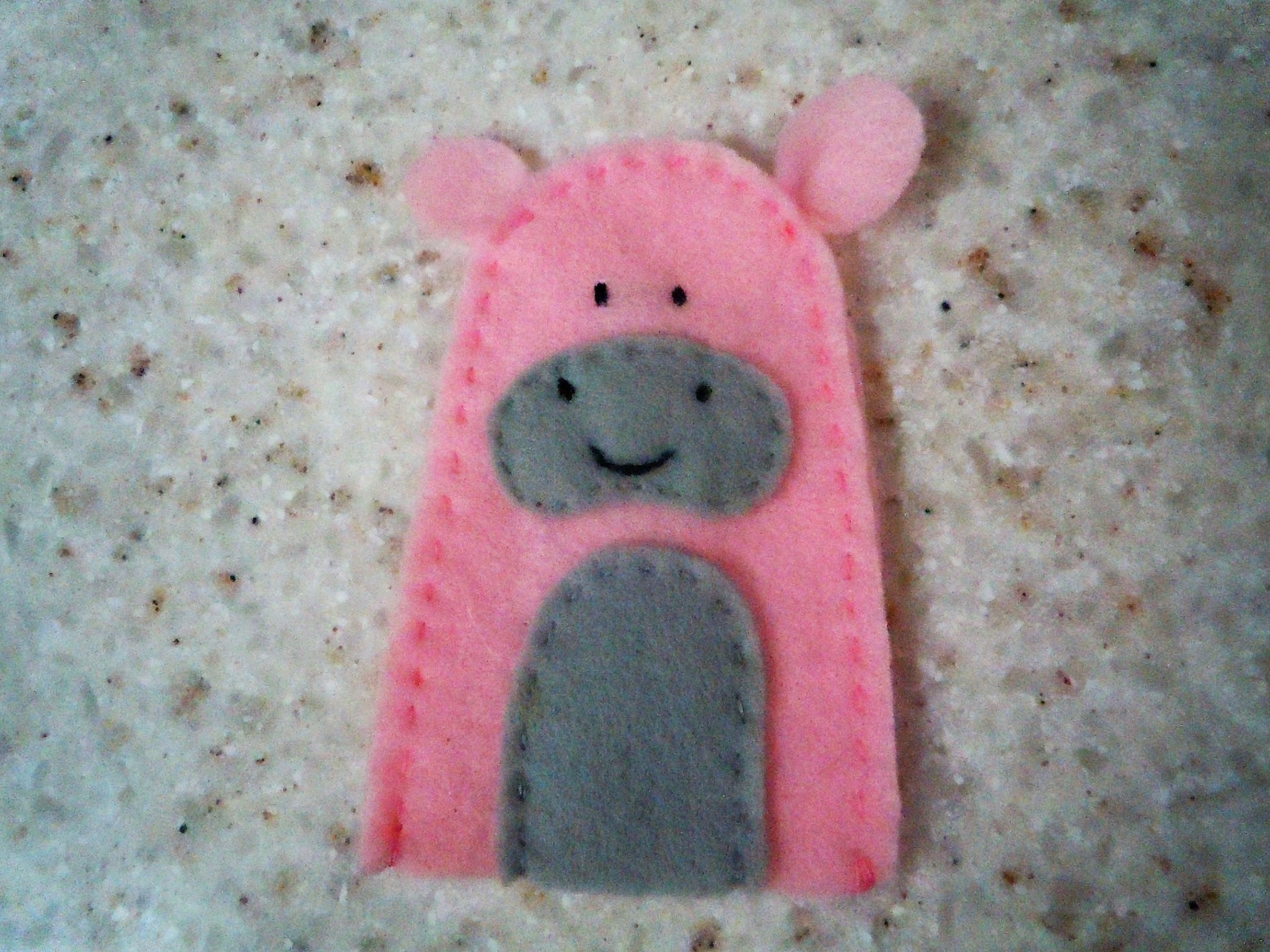 Double-sided Flannel Baby Blanket and Hippo Finger Puppet Set - Etsy