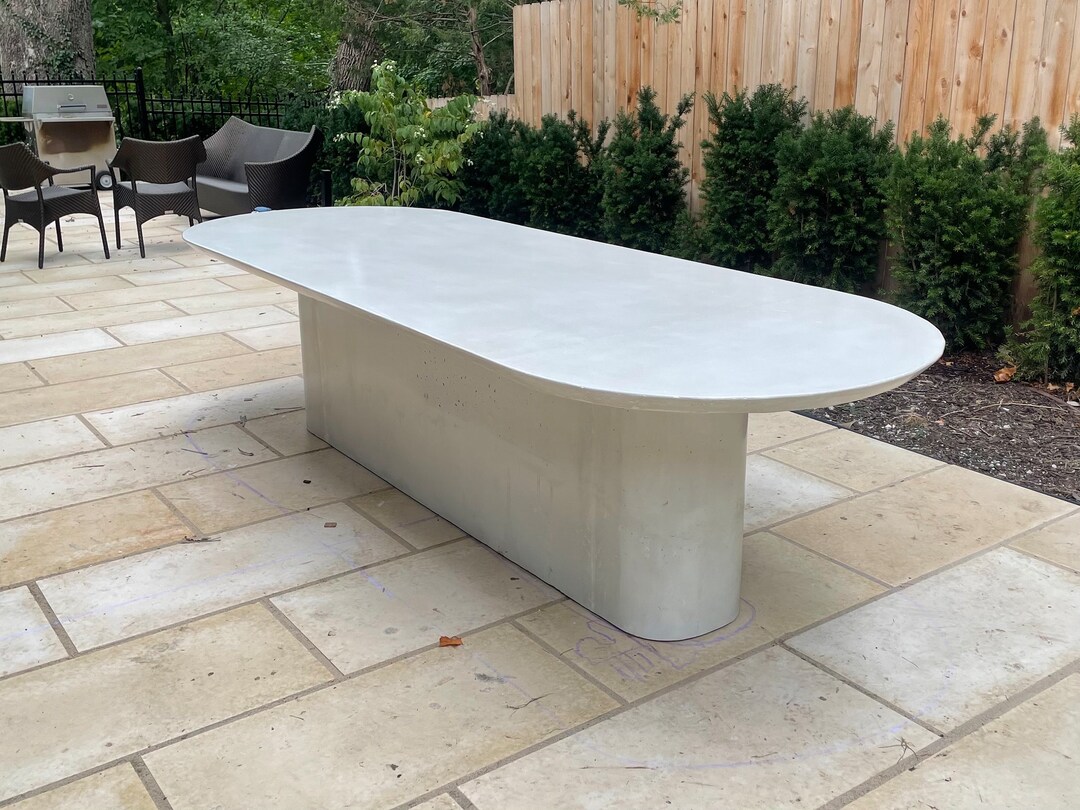 CUSTOM Concrete Dining Table (PLEASE Read Description) - Etsy