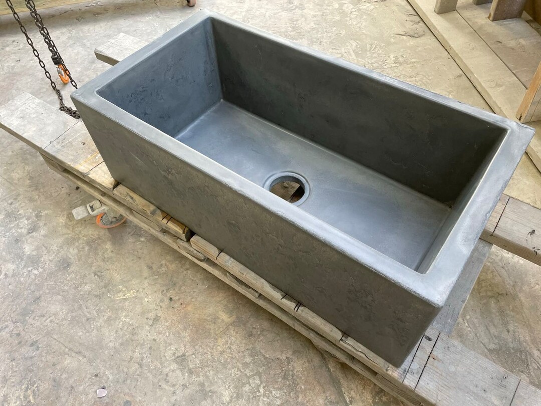 Farmhouse Sink Single Bowl Concrete - Etsy