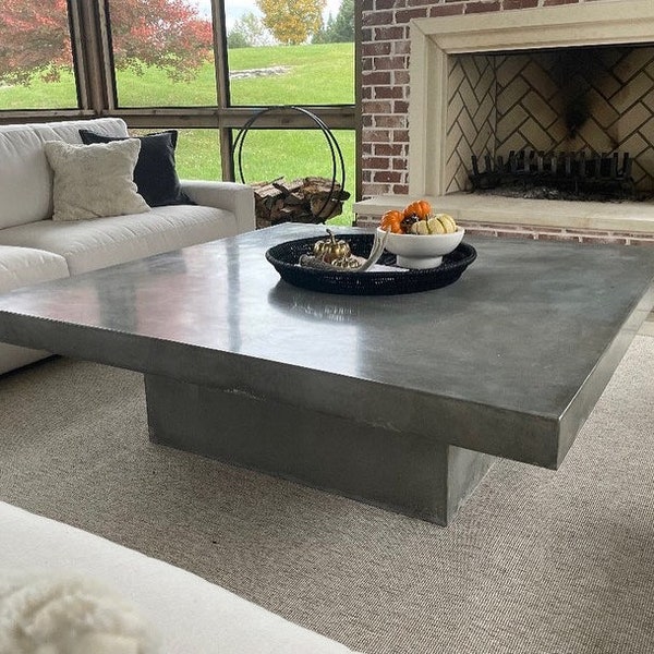 Concrete Coffee Table - Etsy