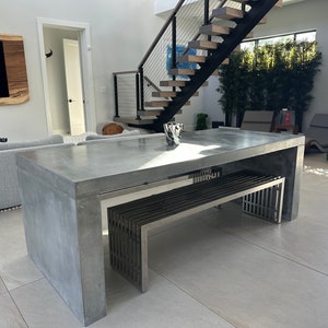CUSTOM Concrete Dining Table (PLEASE Read Description) - Etsy