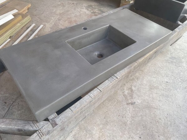 Modern Quartz Countertop With Basin - Etsy Canada